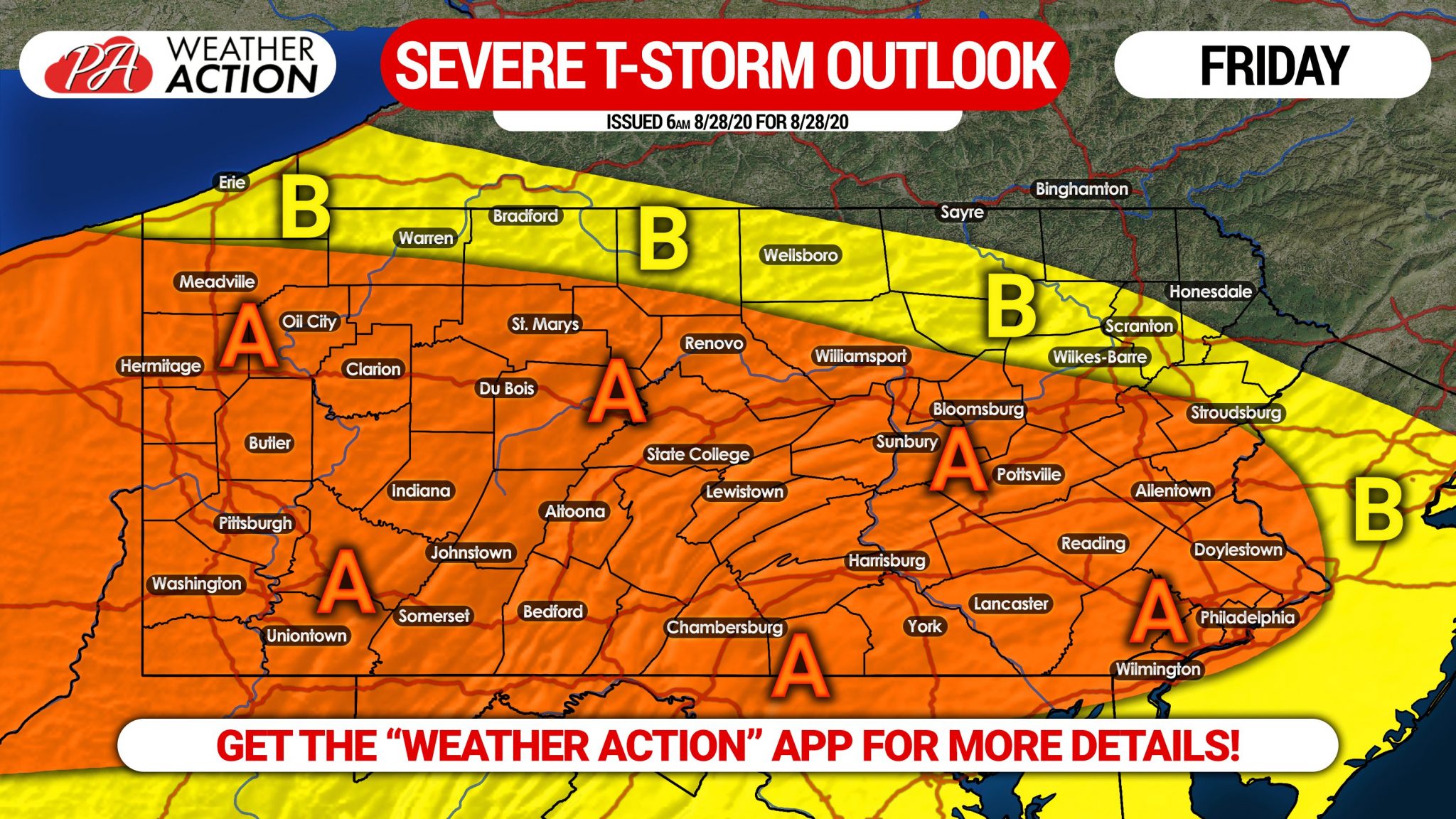 Scattered Strong to Severe Thunderstorms Likely Friday in Much of ...