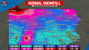 Average Snowfall in PA: From 18 Inches to Over 12 FEET Of Snow, Where ...