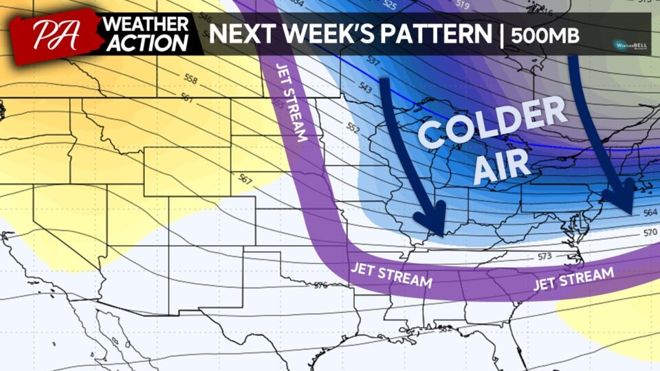 Very Warm Pattern Turns Significantly Cooler...