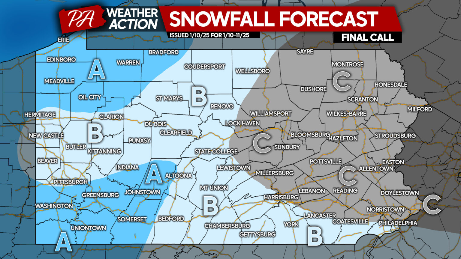 PA Weather Action - #1 Independent Weather Source in PA