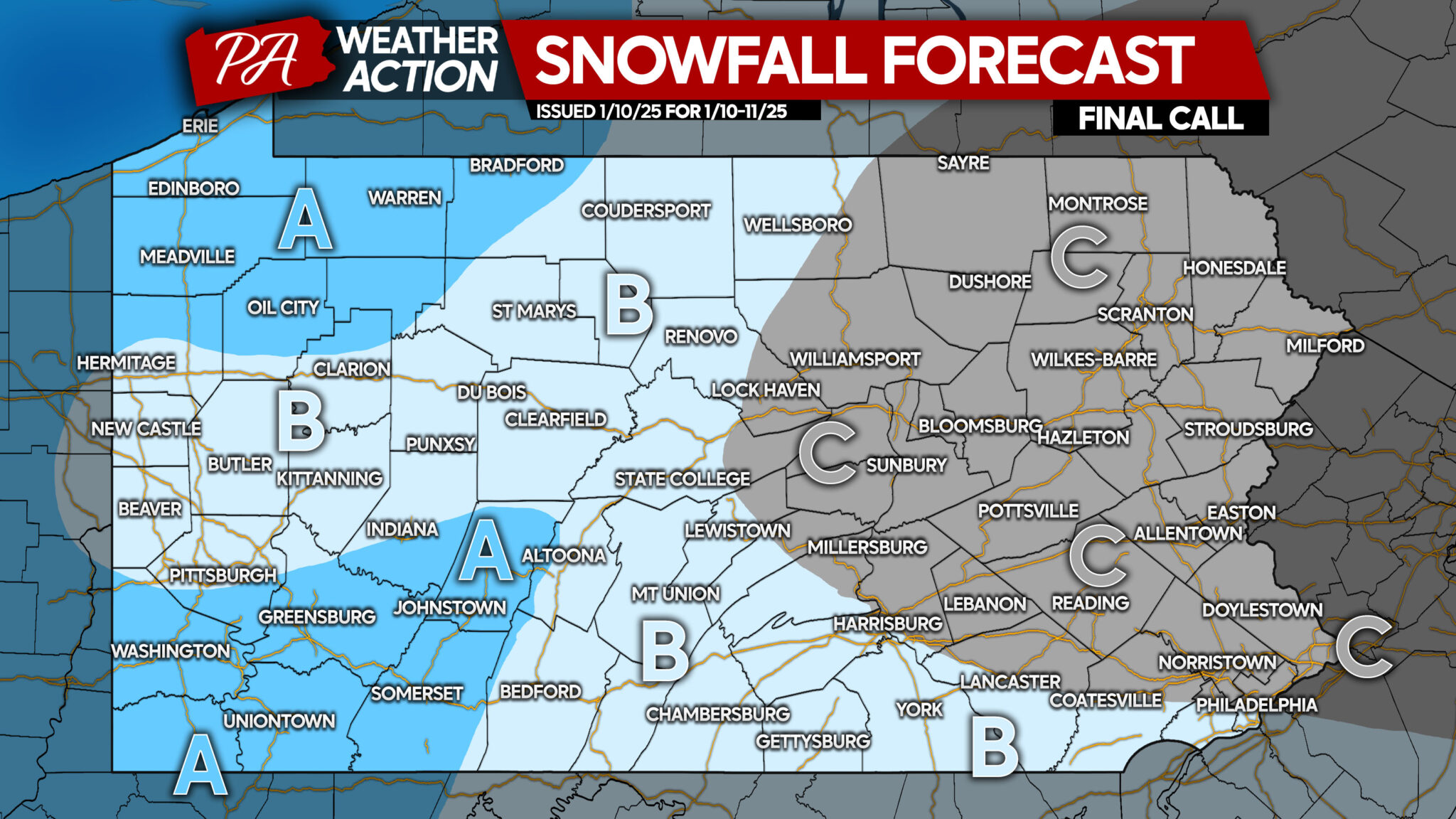 PA Weather Action - #1 Independent Weather Source in PA