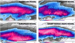 First Call Snowfall Forecast for Monday's Winter Storm in Pennsylvania ...