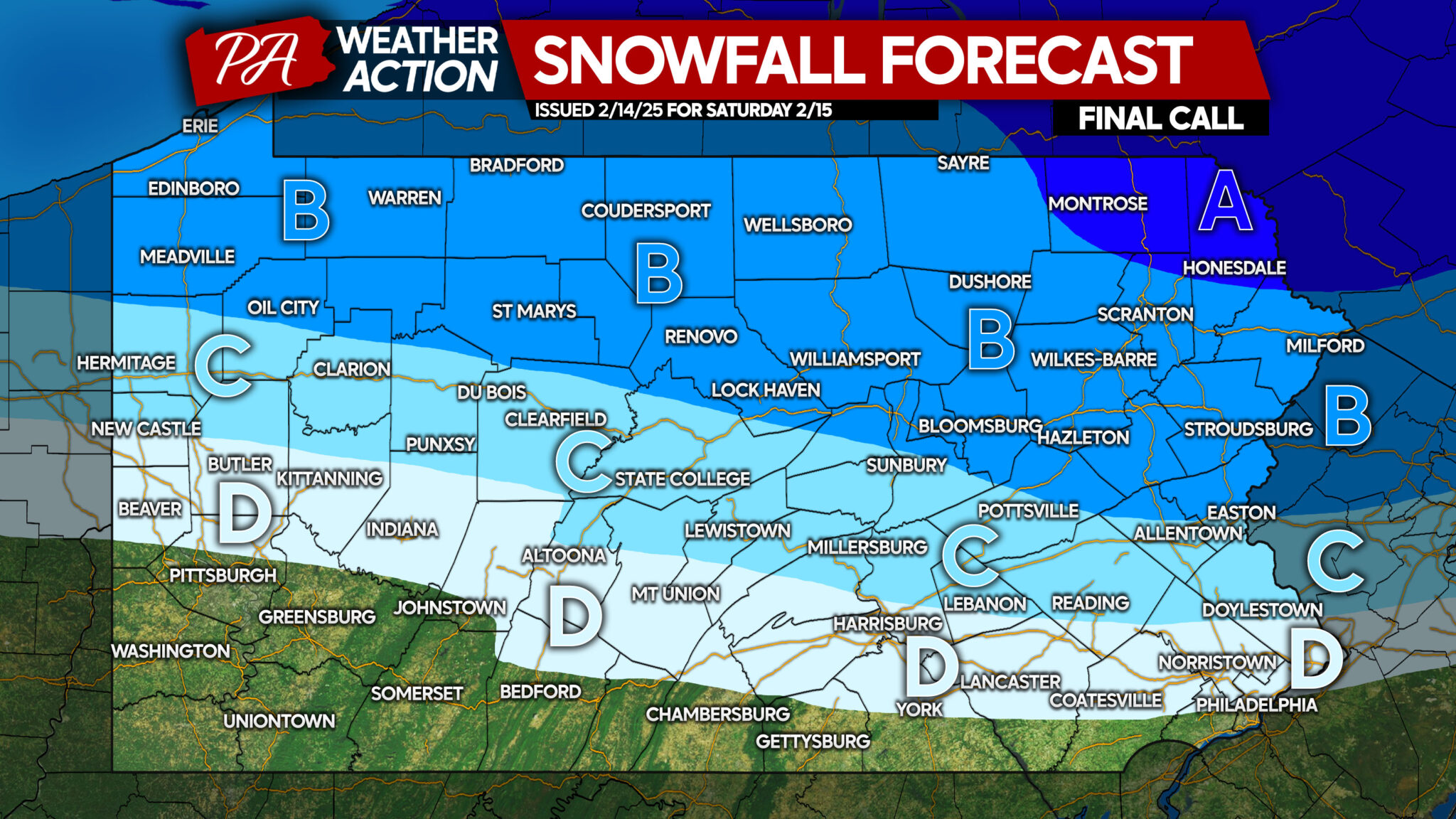 PA Weather Action - #1 Independent Weather Source in PA