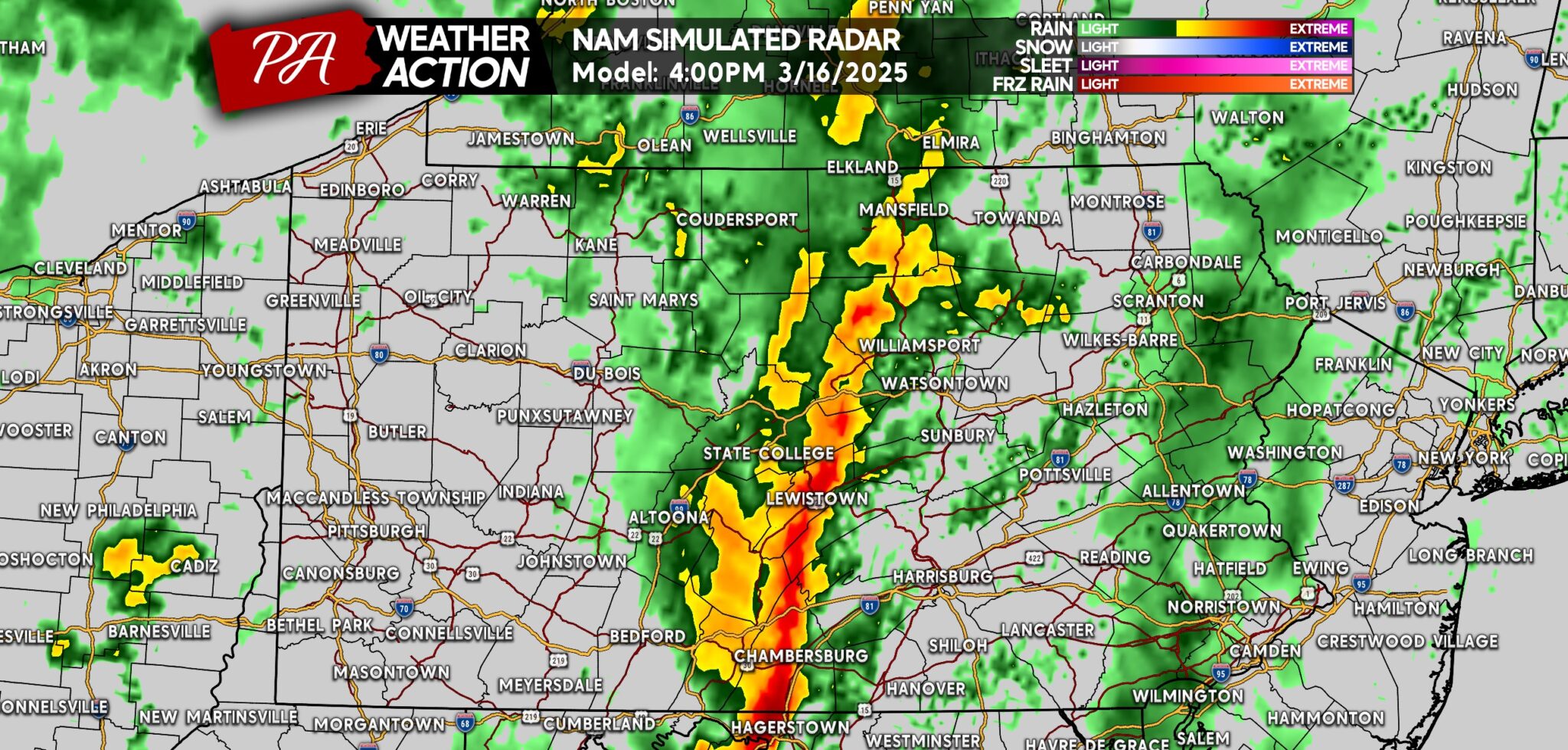 PA Weather Action - #1 Independent Weather Source in PA
