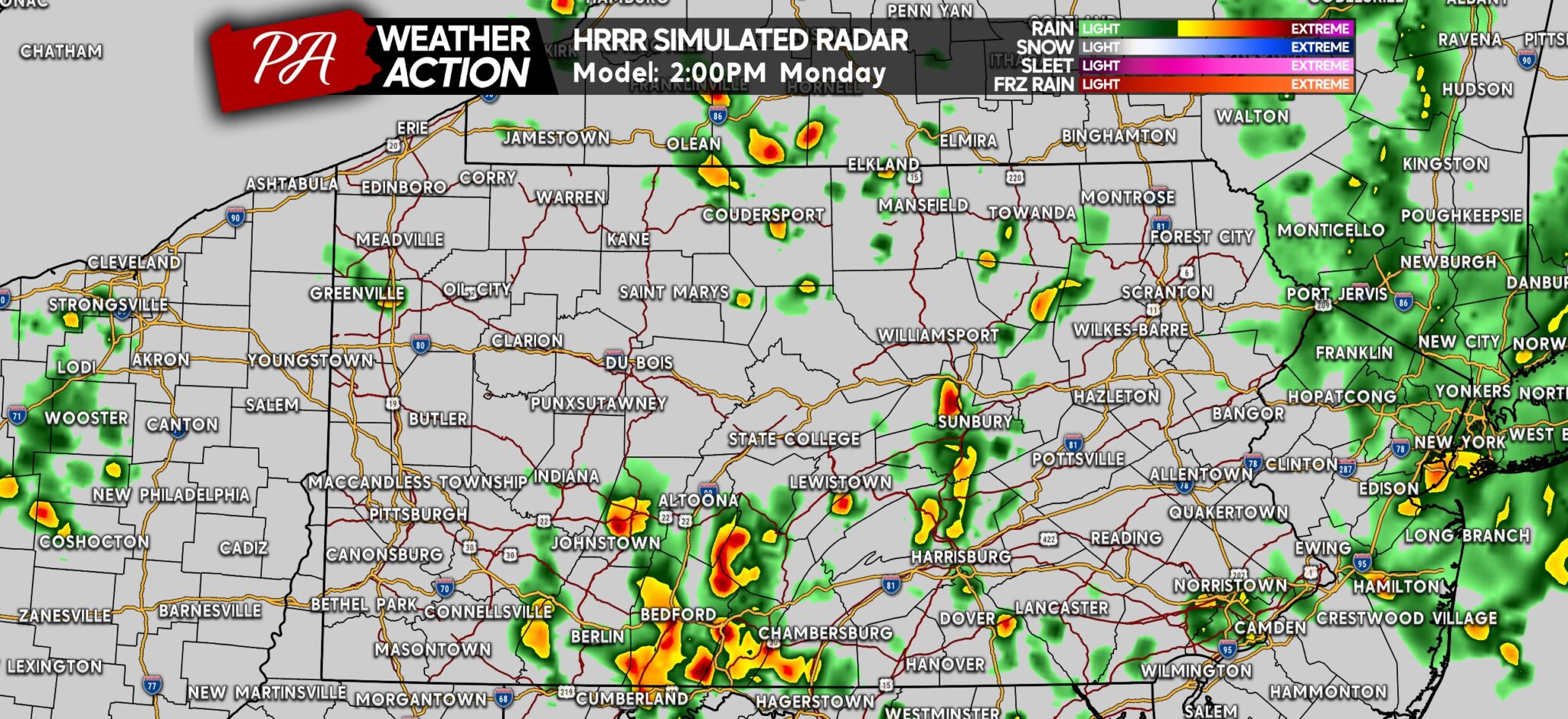 Scattered Severe Storms May Produce Large Hail, Gusty Winds in Parts of ...