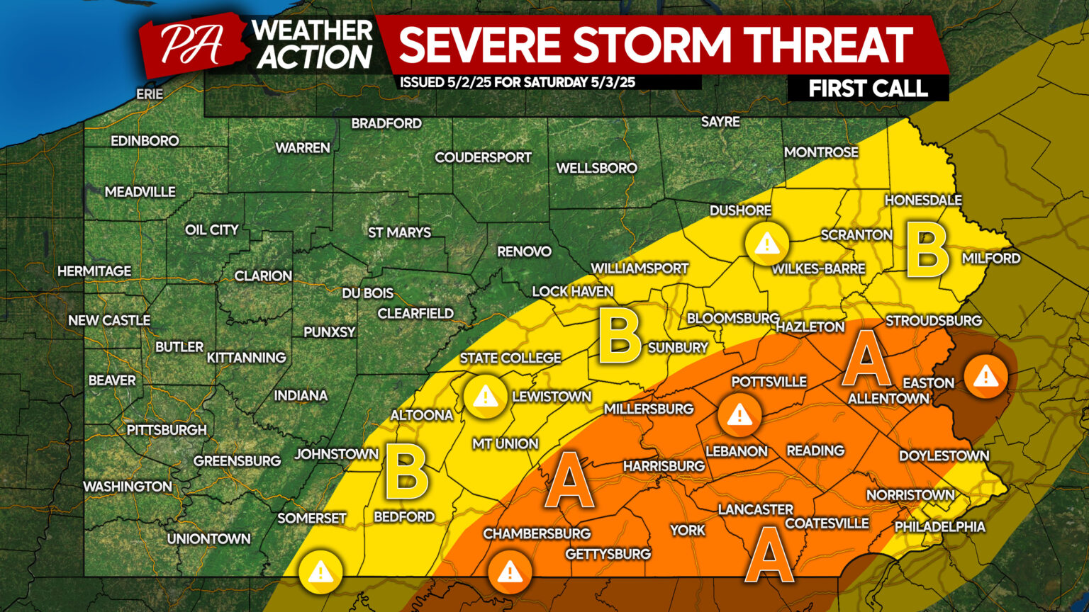 PA Weather Action - #1 Independent Weather Source in PA