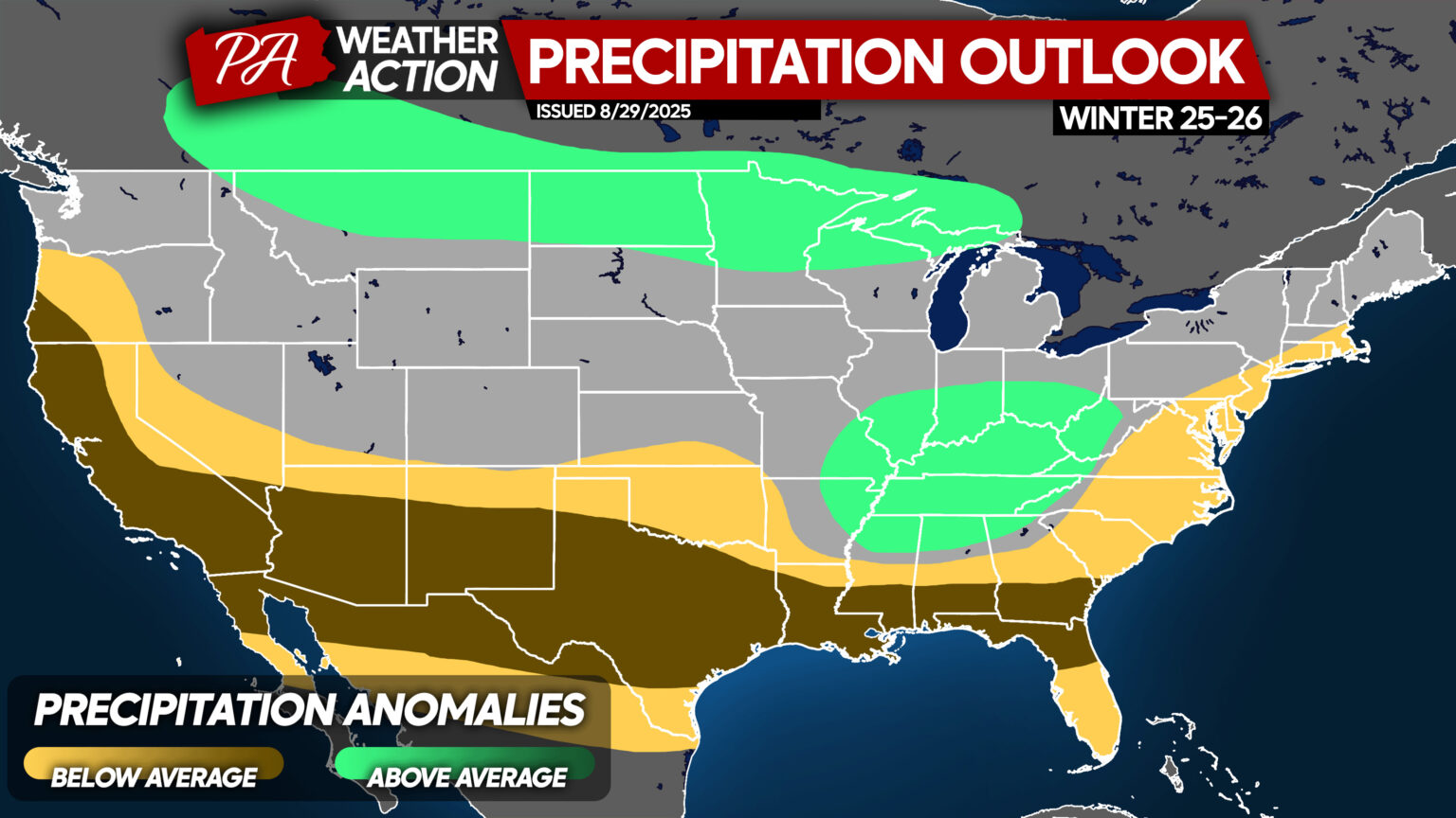 Winter Forecast 2025-26: A First Look - PA Weather Action