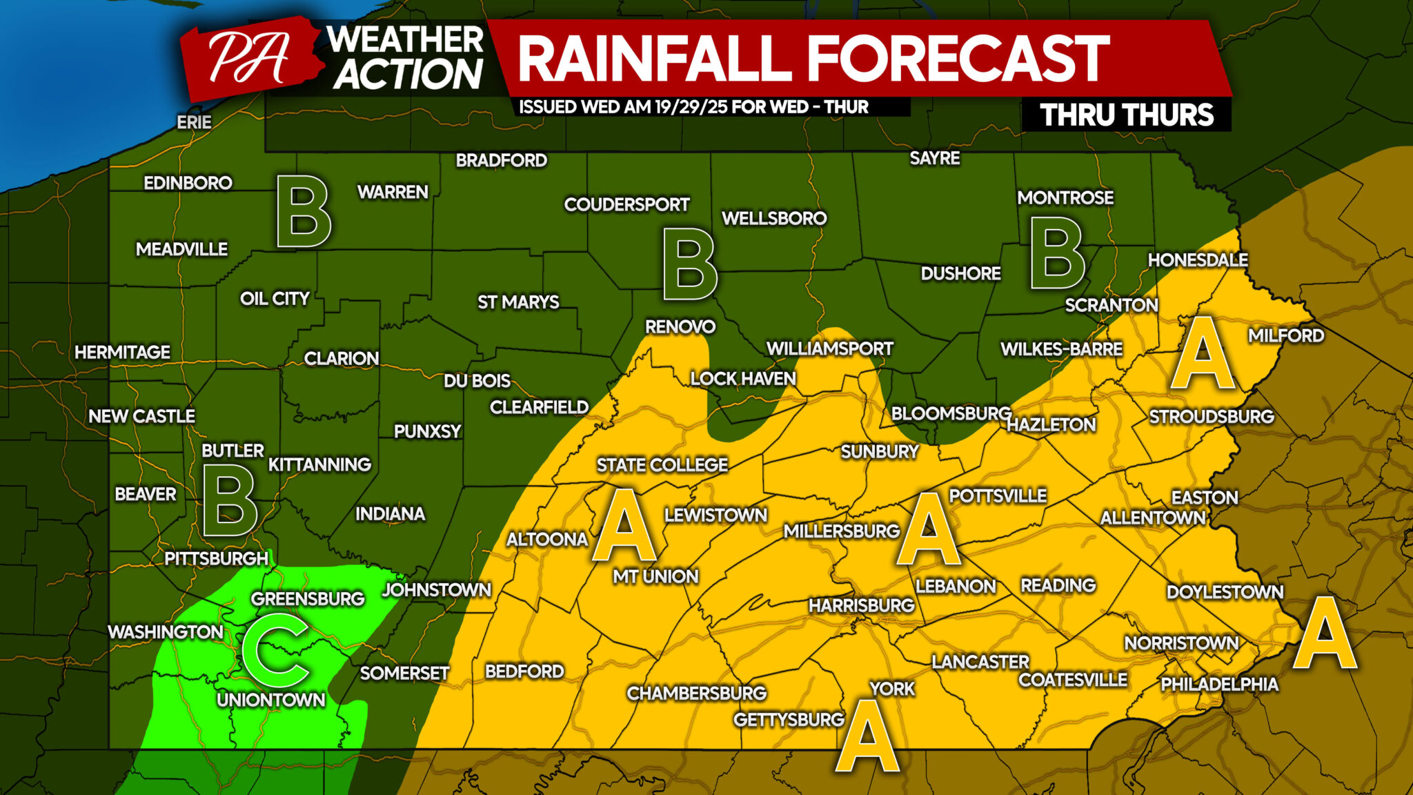 Radar - PA Weather Action