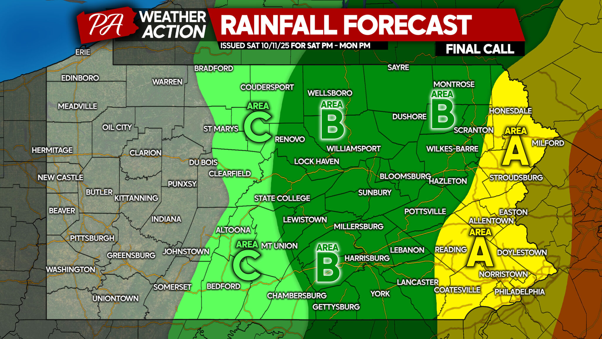 PA Weather Action - #1 Independent Weather Source in PA
