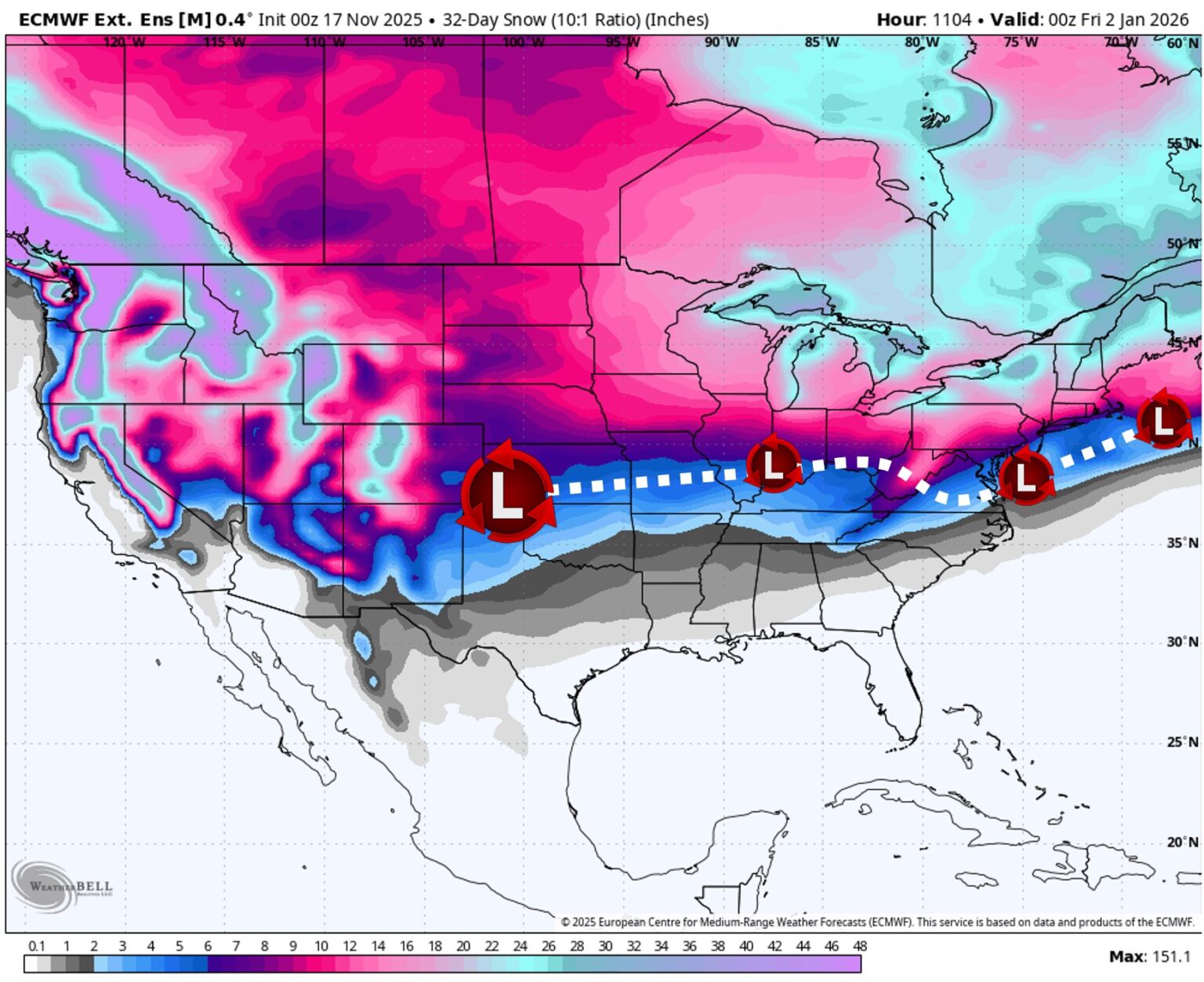 Polar Vortex & Favorable Conditions Setting up a Cold & Snowy December ...